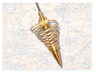 Buy Spiral Left-Turn Brass Dowsing Pendulum In USA